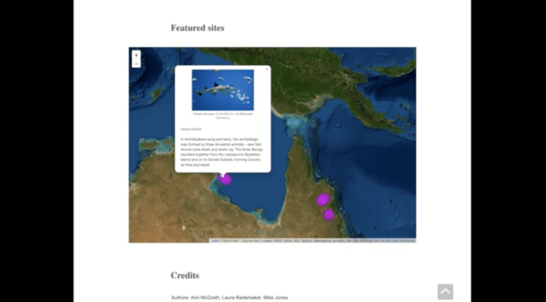 Marking Country: An update on the Centre’s Deep History Mapping project ...